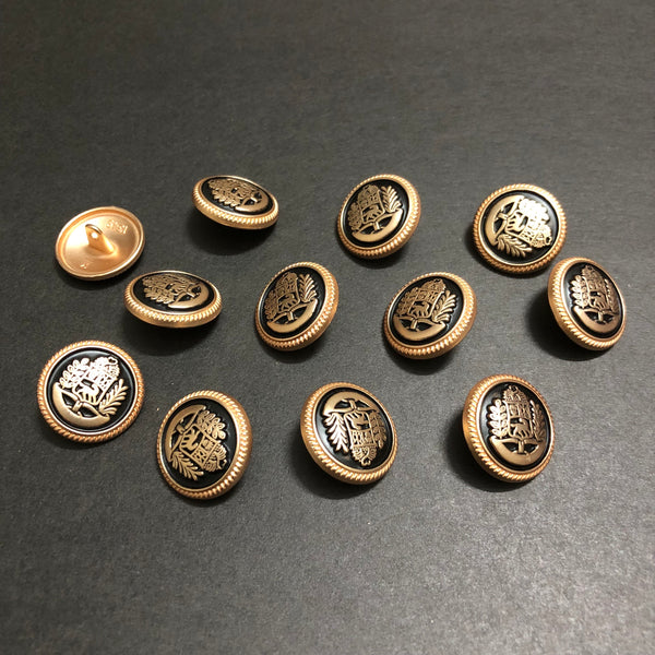 Roundeluxe Golden and Black Luxe Golden Buttons – Carchop Need