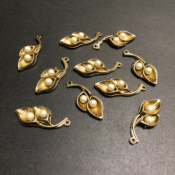Snail Off-white Pearls Antique Leaves – Carchop Need